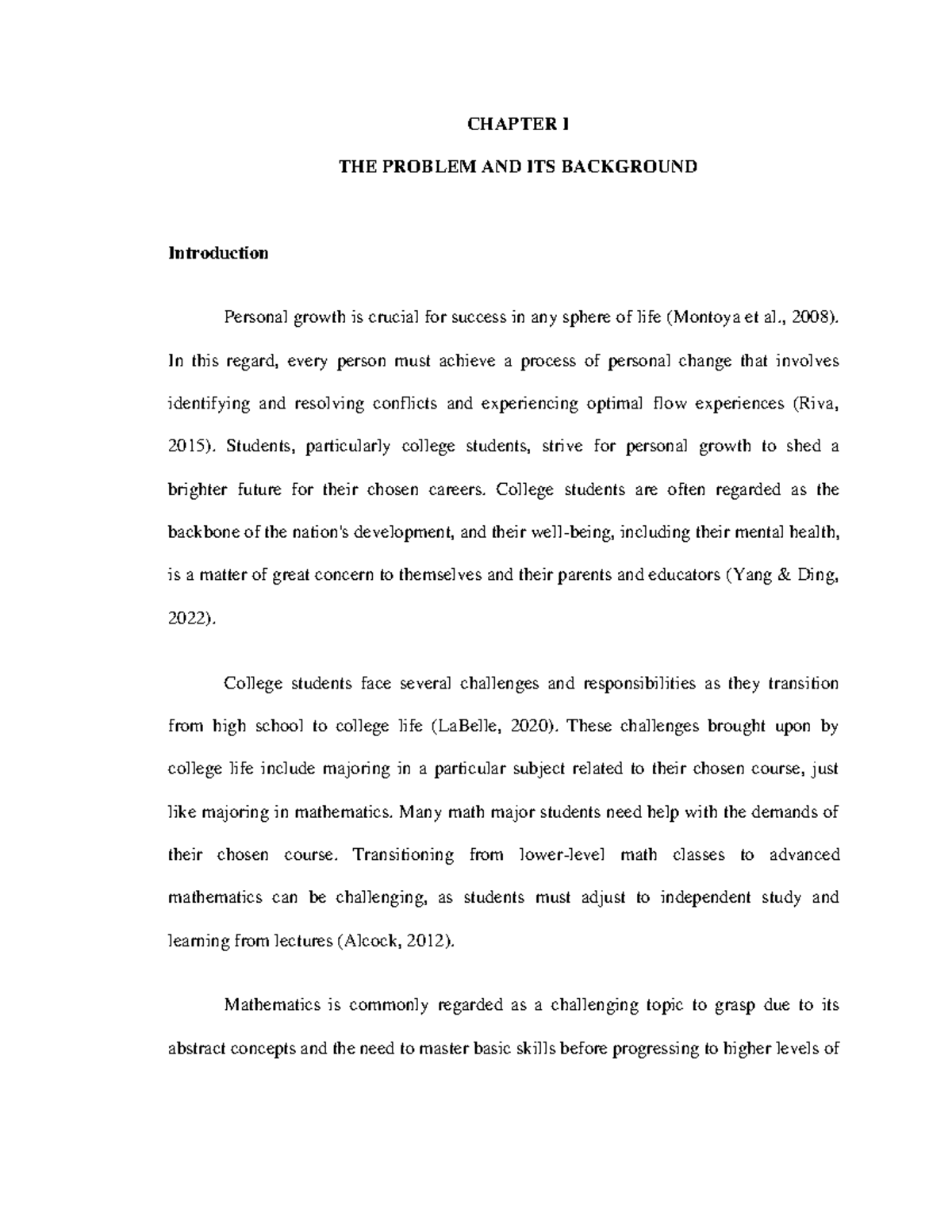 A Path to Personal Growth Exploring Challenges and Coping Strategies of ...