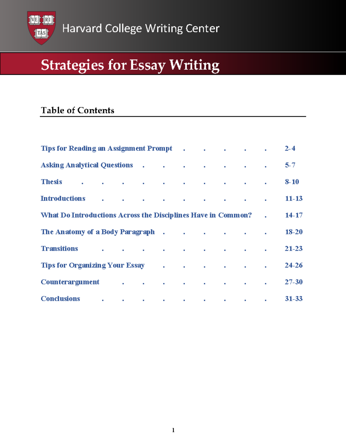 Strategies for essay writing-complete - Strategies for Essay Writing ...