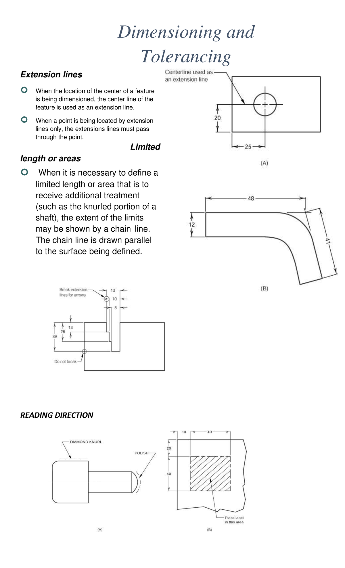 Dimensioning and Tolerancing Part 3 - Dimensioning and Tolerancing ...