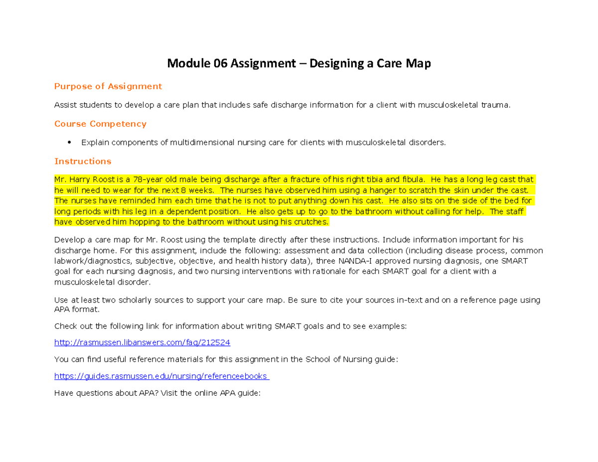 NUR 2356 Module 06 Assignment-hope it helps - Module 06 Assignment ...