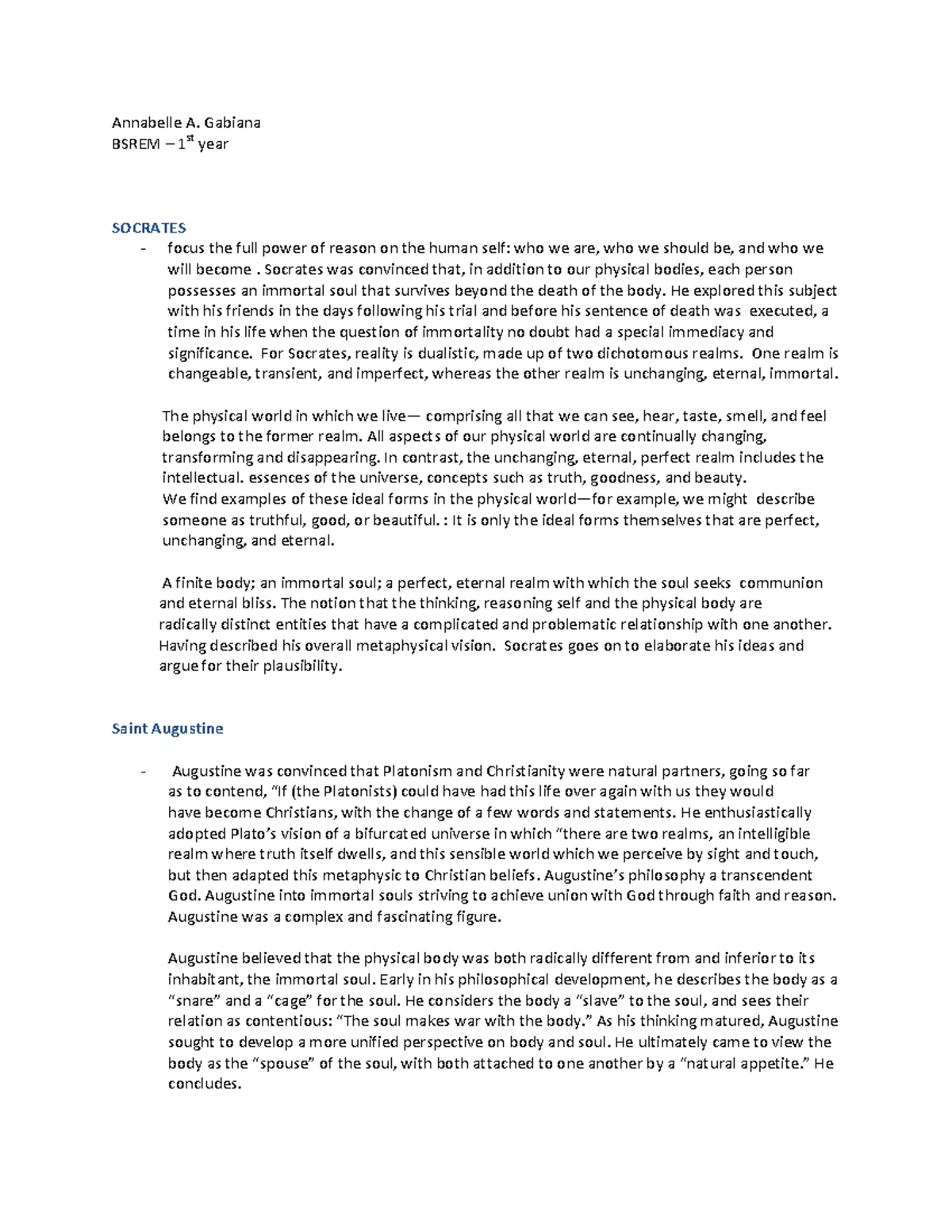 Pscyh- Activity-1 - hope helps - Annabelle A. Gabiana BSREM – 1 st year ...