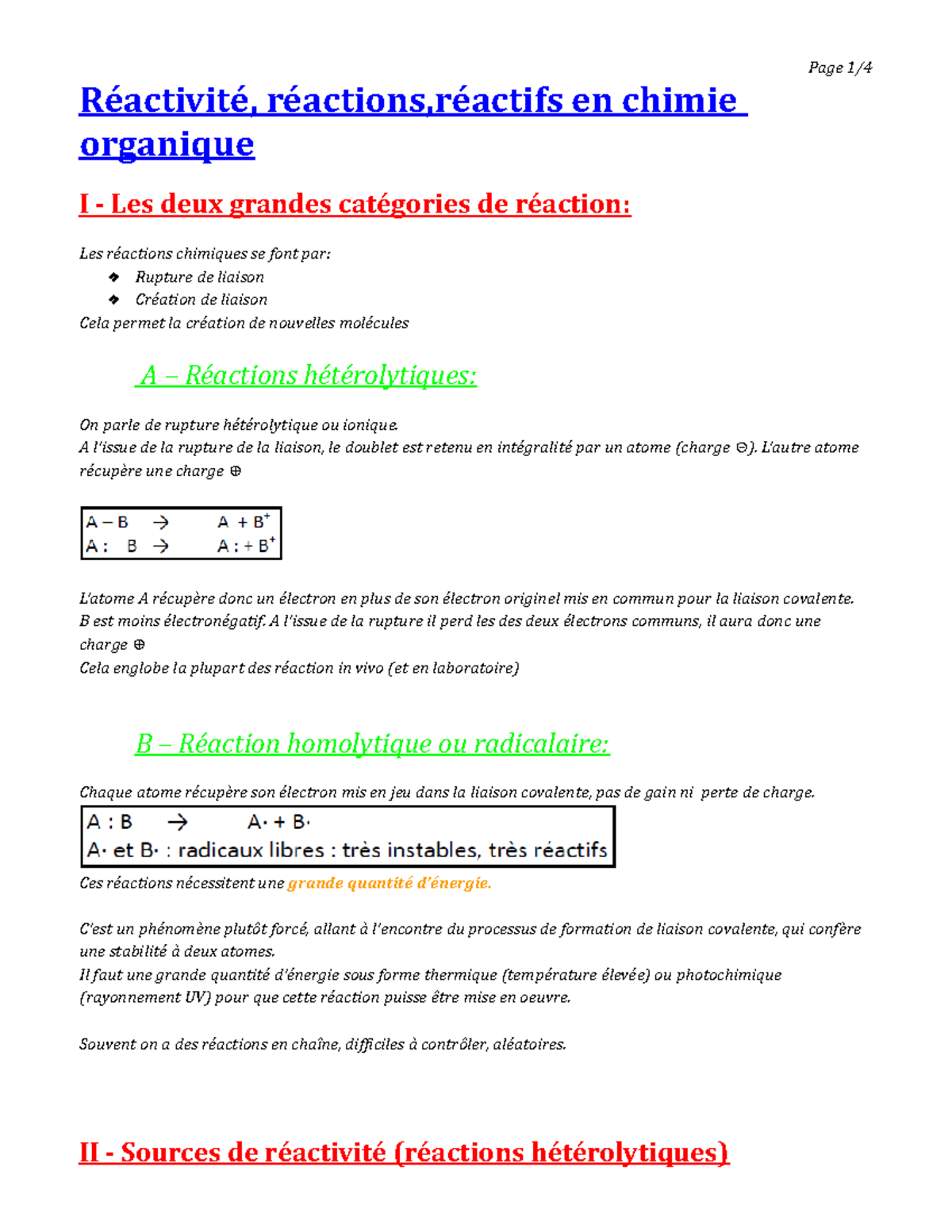 Chimie 7 réactivité - Réactivité, réactions,réactifs en chimie ...