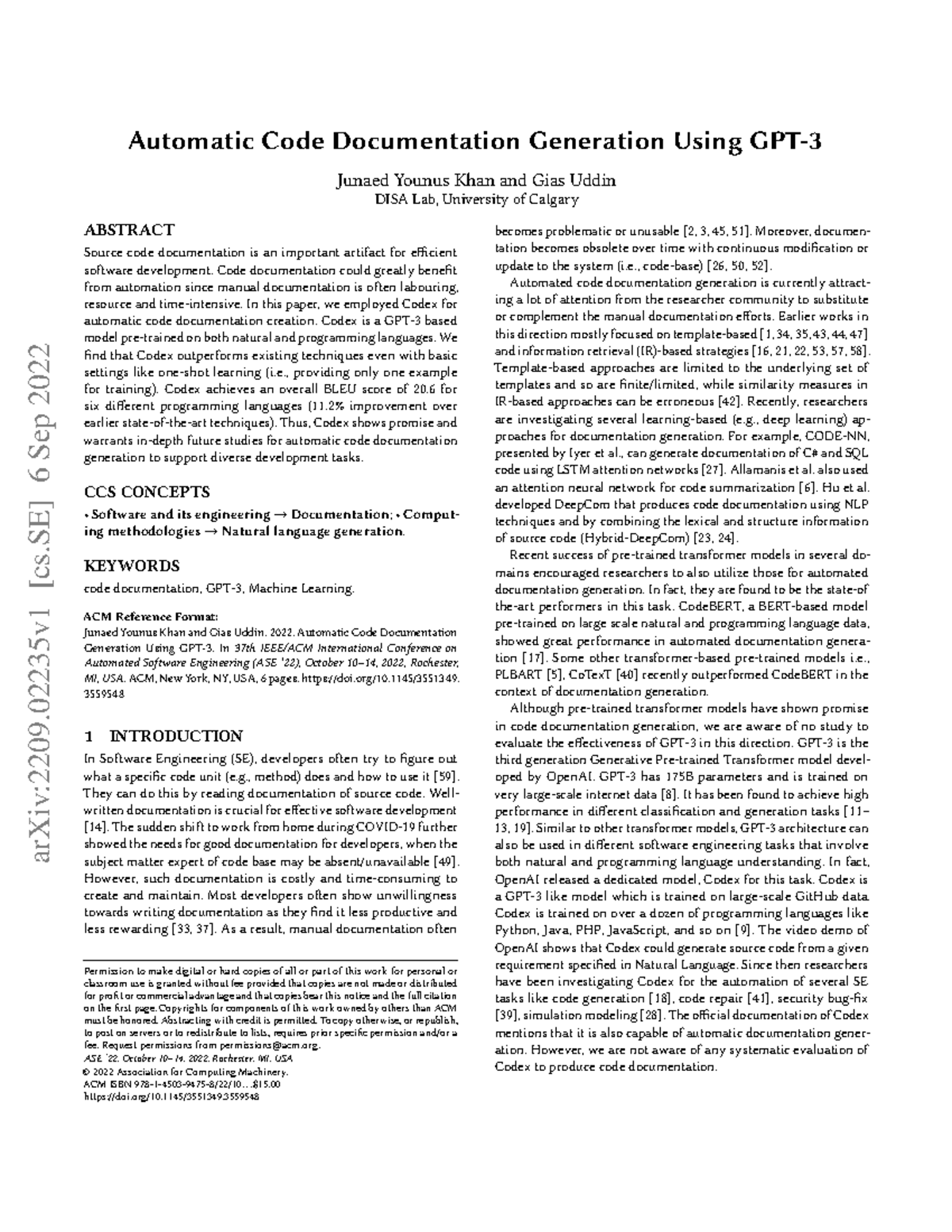 Automatic Code Documentation Generation Using GPT - Code documentation ...