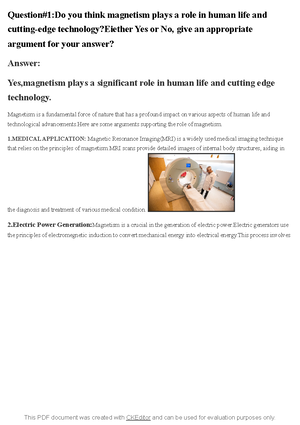 PHY101 handout complete - PHYSICS 101 AN INTRODUCTION TO PHYSICS This ...