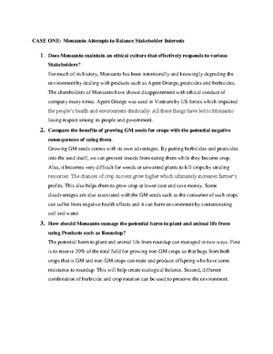 Ethics note - please - Chapter one: business ethics 1) Ethics is defined as behavior or ...