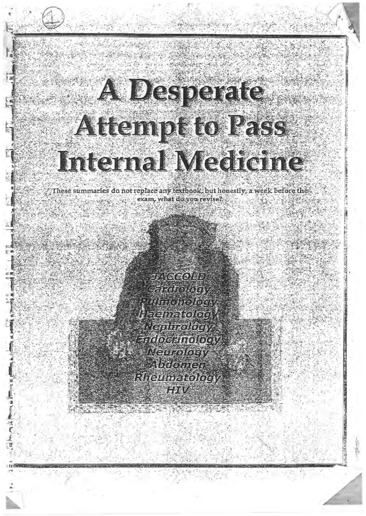 Desperate attempts internal medicine 1-2 ...