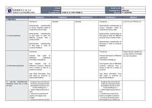 Detailed Lesson Plan - AP - DETAILED LESSON PLAN ARALING PANLIPUNAN ...
