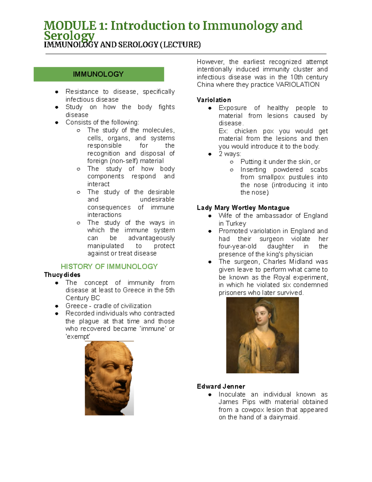 Intro TO Immunosero - immosero guide - Serology IMMUNOLOGY AND SEROLOGY ...