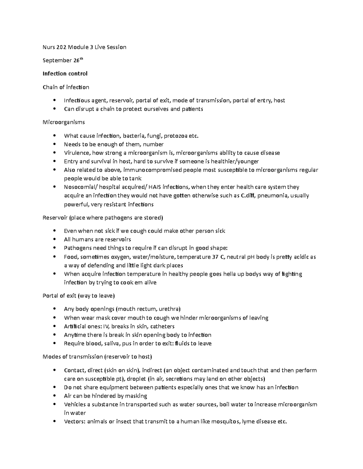 Nurs 202 Module 3 Live Session - Nurs 202 Module 3 Live Session ...