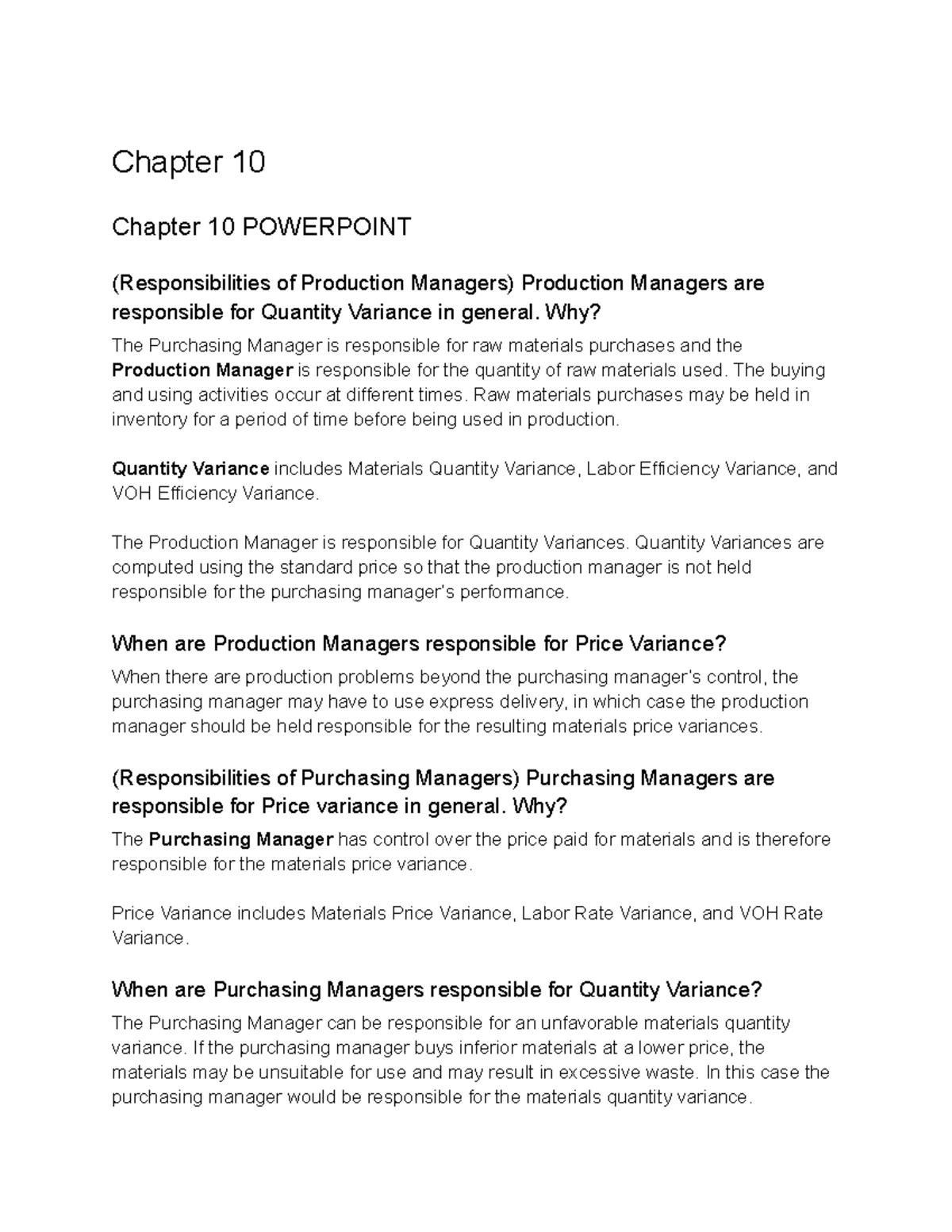 ACC 102 Quiz 4 Review (Ch 10 & 11) - Chapter 10 Chapter 10 POWERPOINT ...