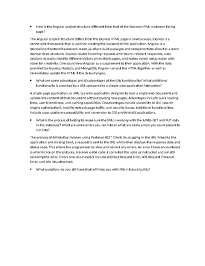 CS-470 Module Two Quiz - Quiz: Summative Module Two X 1 2 Your work has ...
