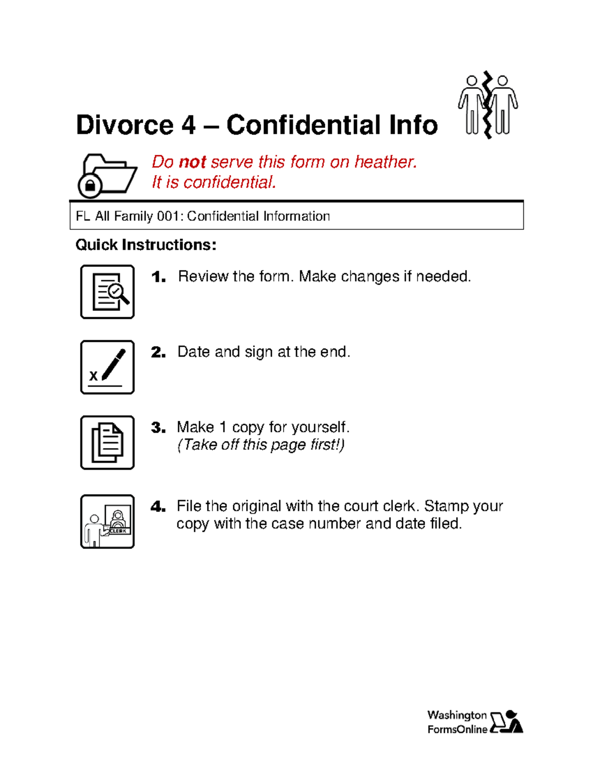Divorce 4 - Confidential Info - Divorce 4 – Confidential Info Do not ...