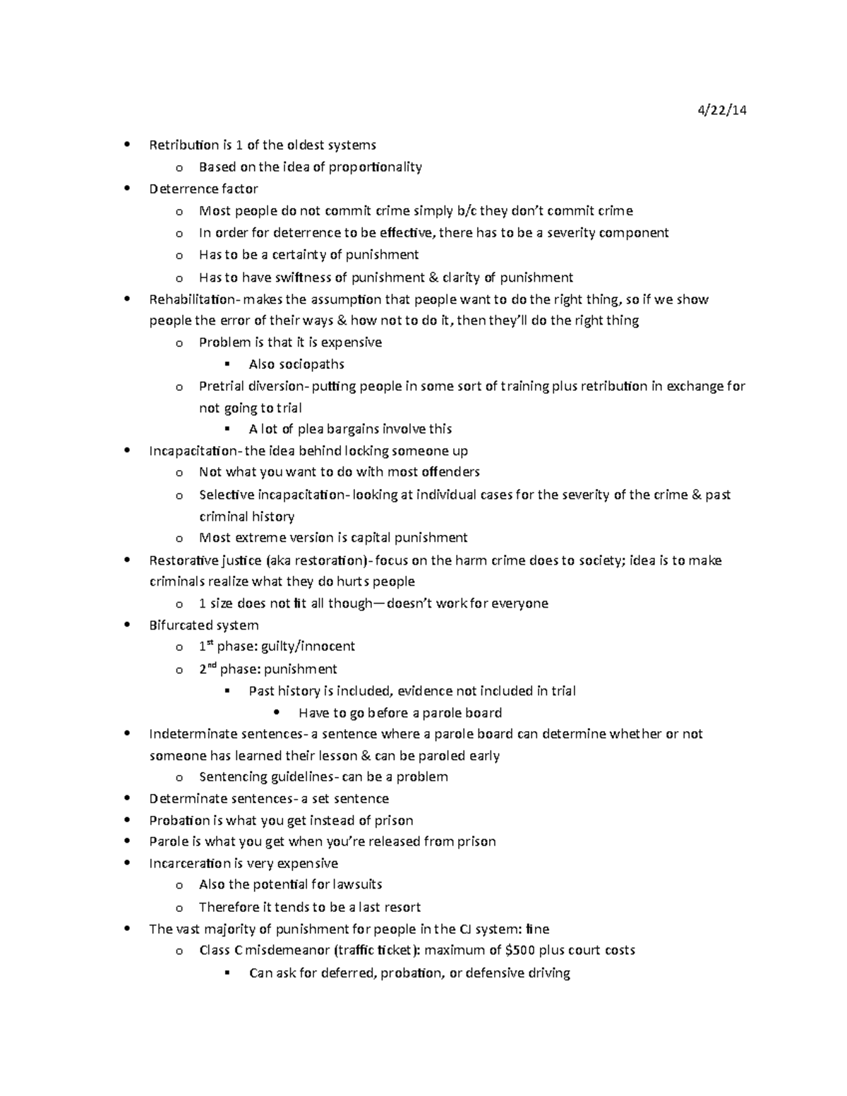 Section 4 4 22 Retribution Is 1 Of The Oldest Systems O Based On The