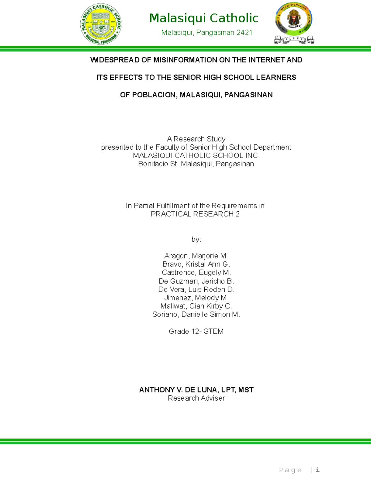 Group-5 - Engineering - WIDESPREAD OF MISINFORMATION ON THE INTERNET ...