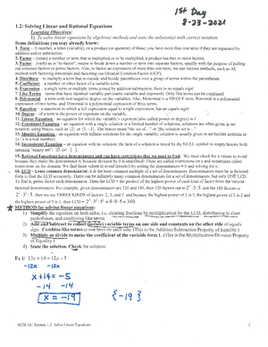 Section 1.6 scanned notes 161 D12B - MTH 161 - Studocu