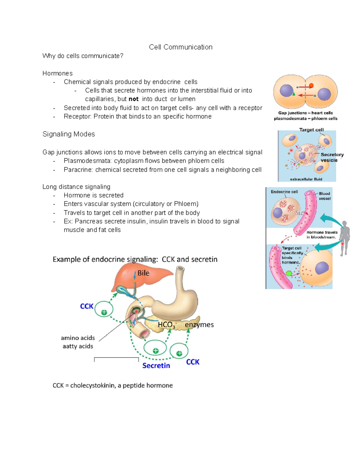 Cell Communication - These are my notes that I've taken at my biology ...