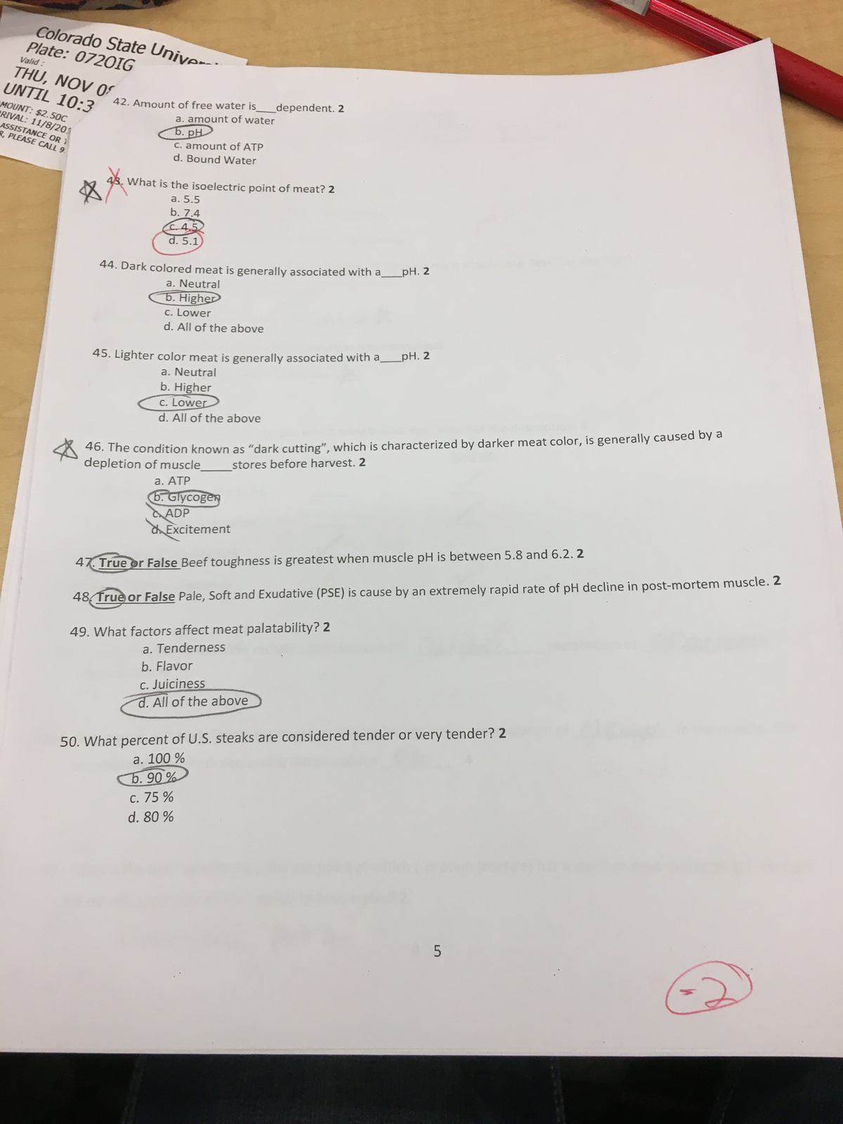 Exam 3 multiple choice - Professor: Bob Delmore - ANEQ 360 - CSU - Studocu