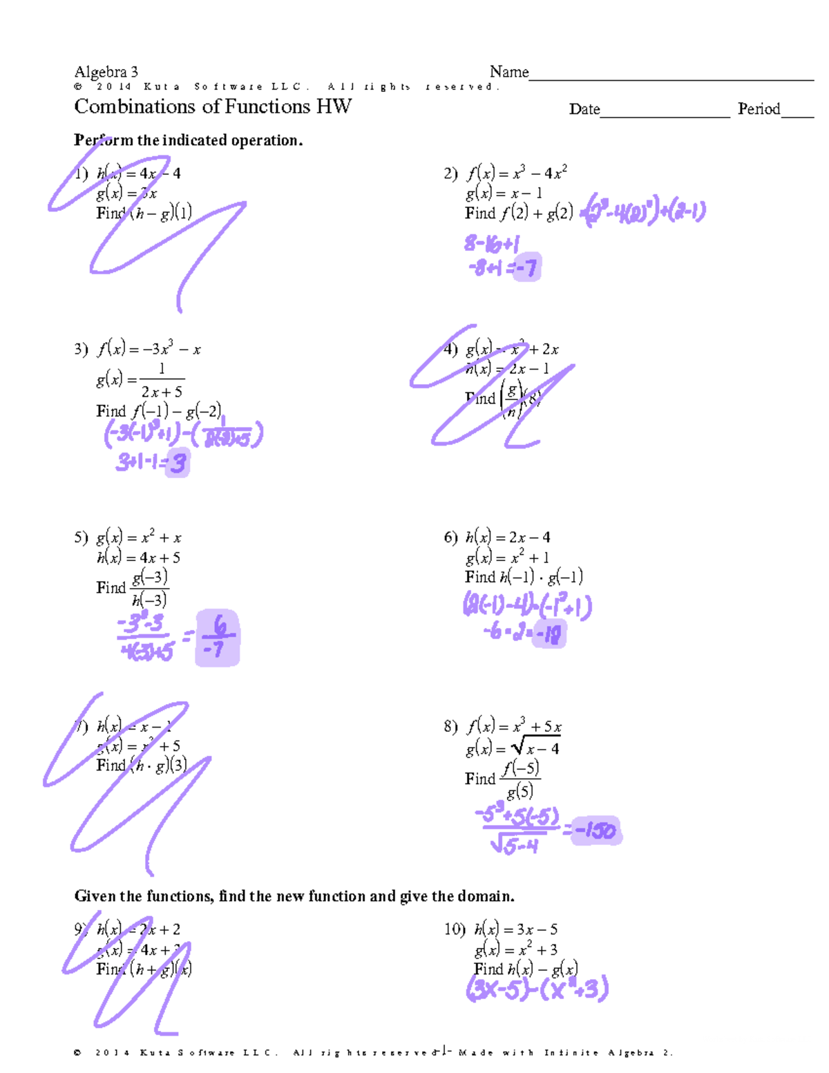 5 - Algebra 3 - ©M V 2 F 0 Y 1 A 4 A hKkuZtkas nSMohfrtrwga]rjex ...