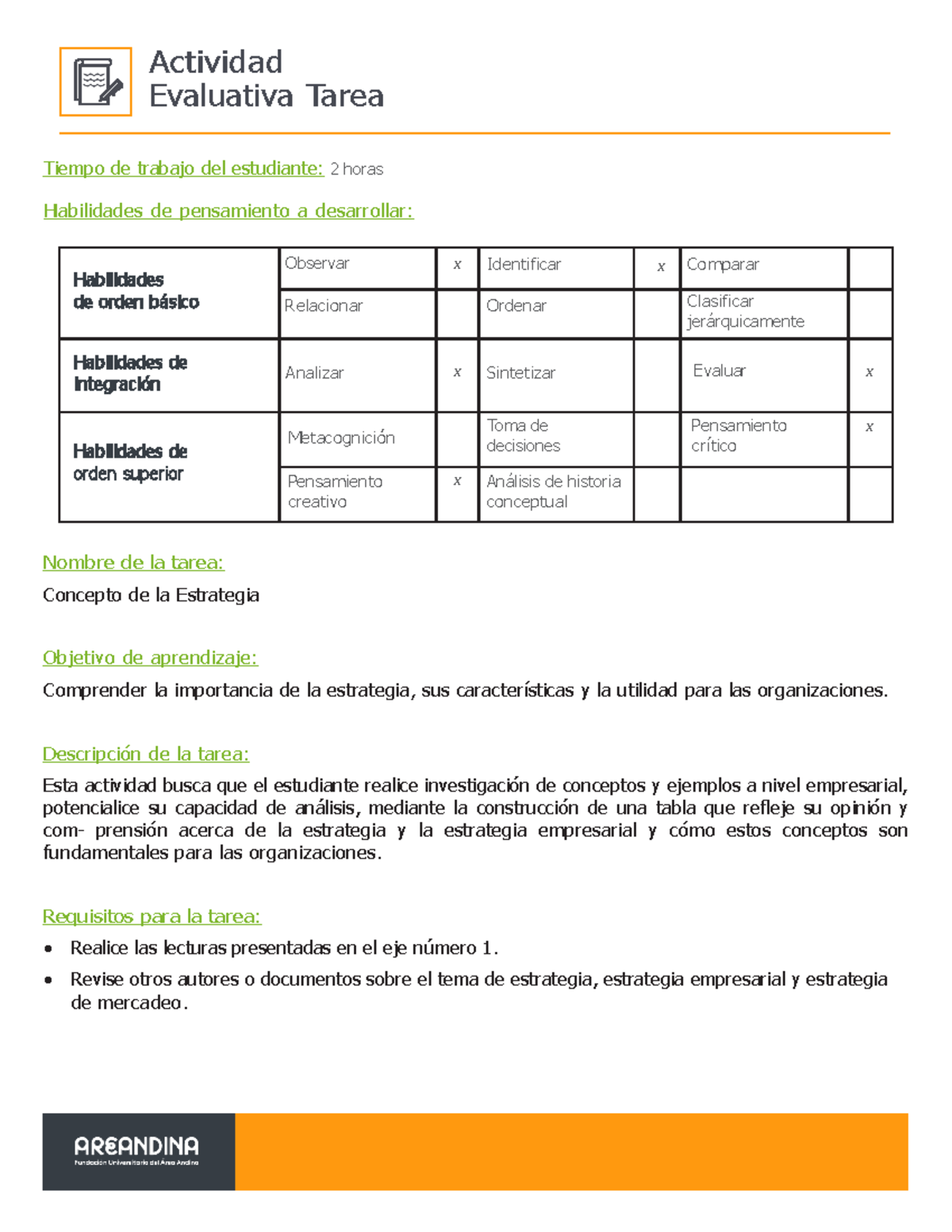 Tarea E1 análisis de datos - Actividad Evaluativa Tarea Tiempo de trabajo del estudiante: 2 ...