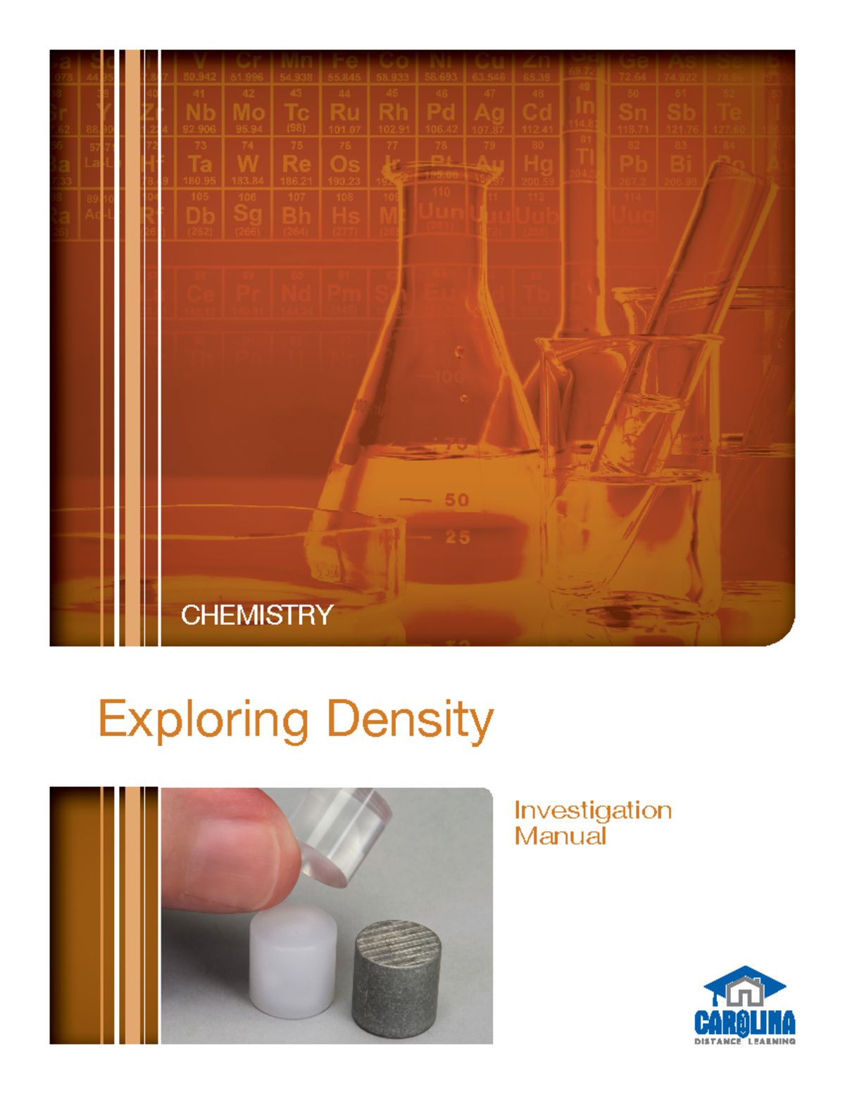 Exploring Density - CHEMISTRY Exploring Density Investigation Manual 2 Carolina Distance ...