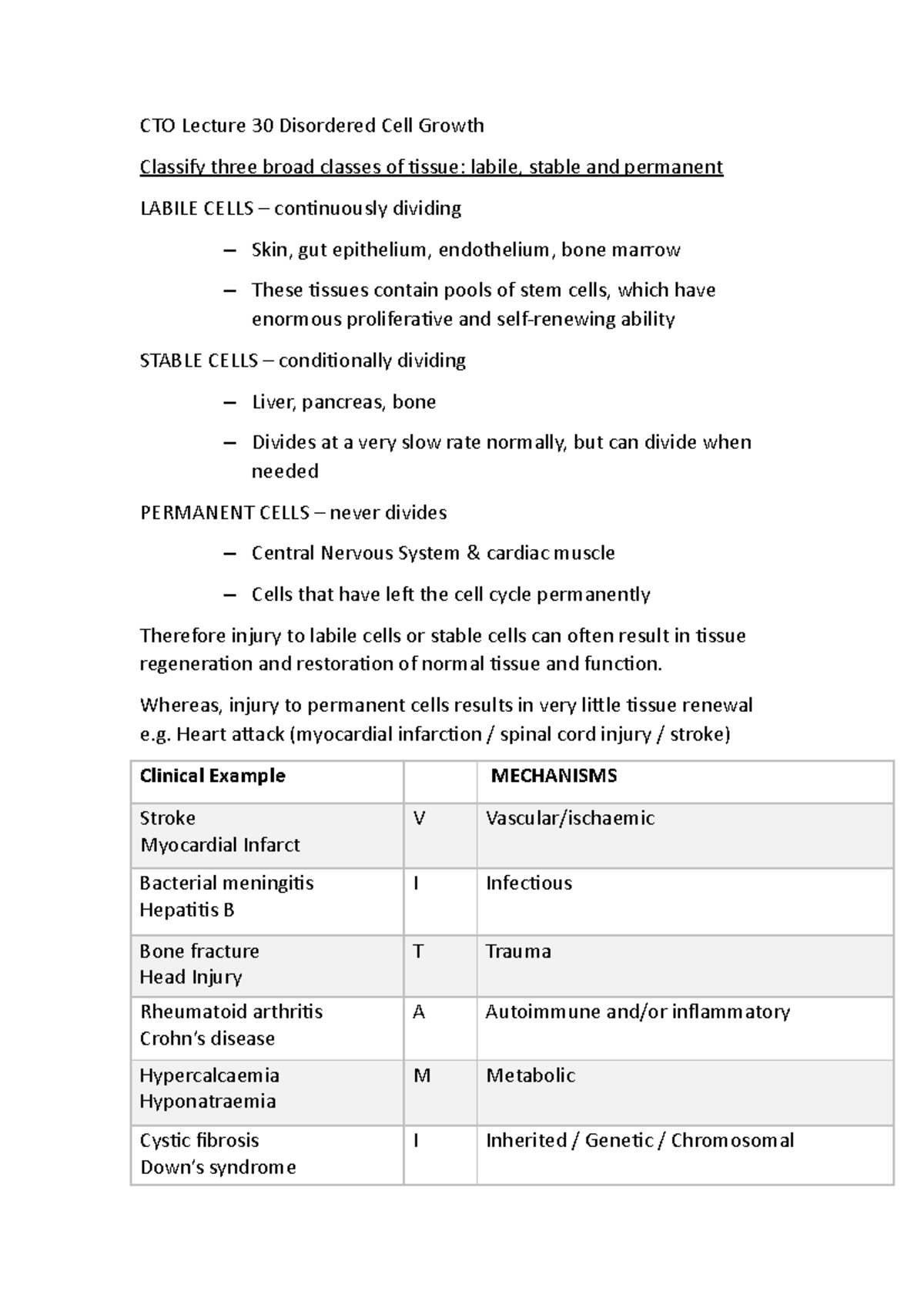 CTO 30 Disordered Cell Growth - CTO Lecture 30 Disordered Cell Growth ...