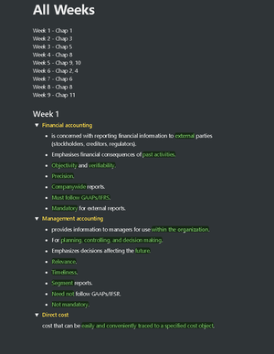 MA Cheat Sheet - managerial accounting notes - Cost Concepts Product ...