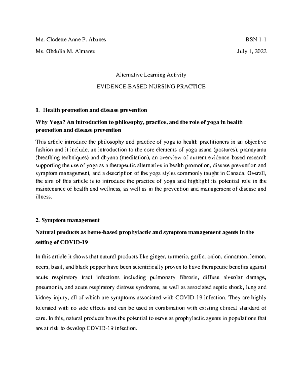 Evidence Based Nursing Practice Abanes Ma Clodette Anne P Abanes evidence-based-nursing-practice-abanes-ma-clodette-anne-p-abanes