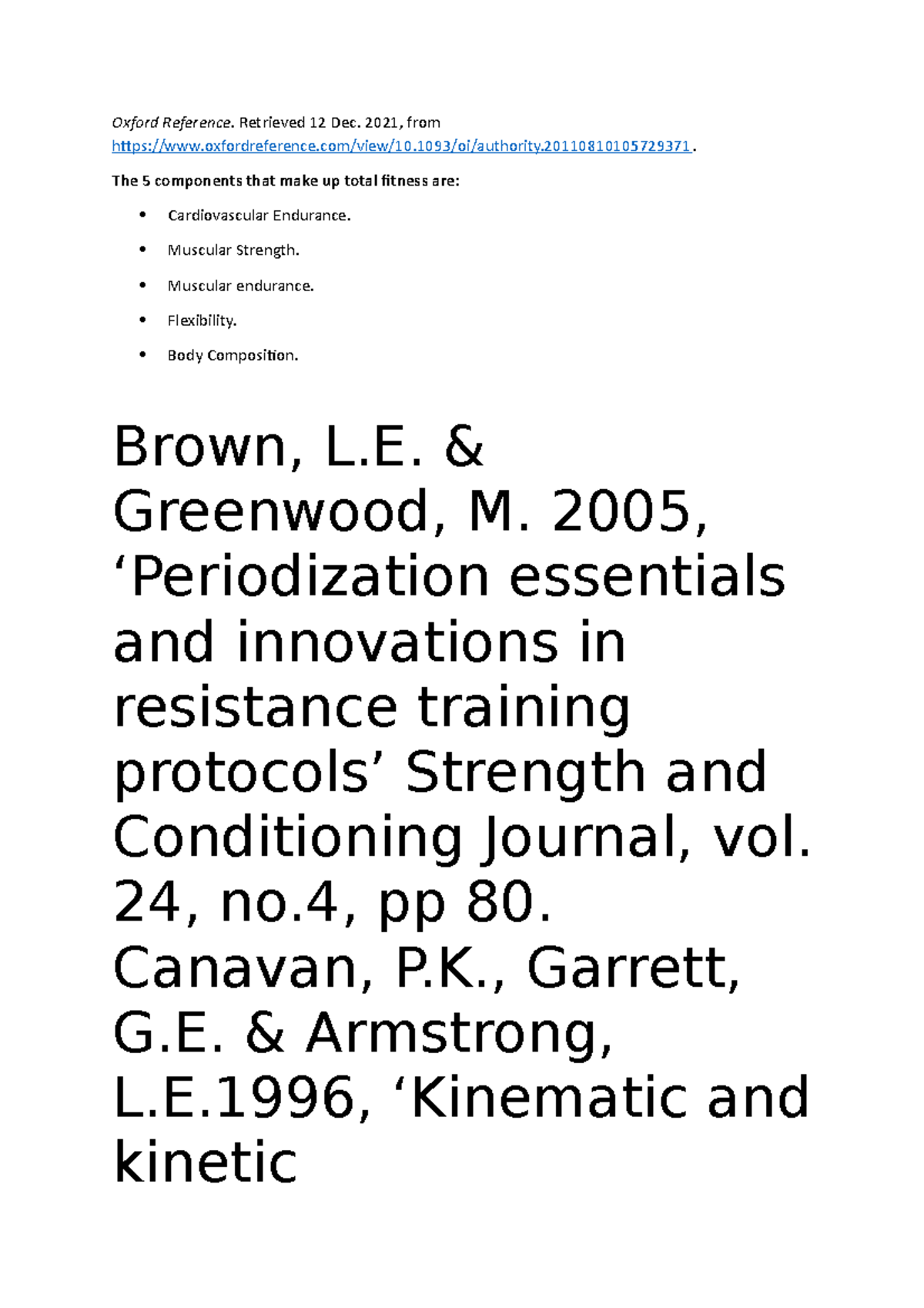 references document with ideas of english - Oxford Reference. - Studocu