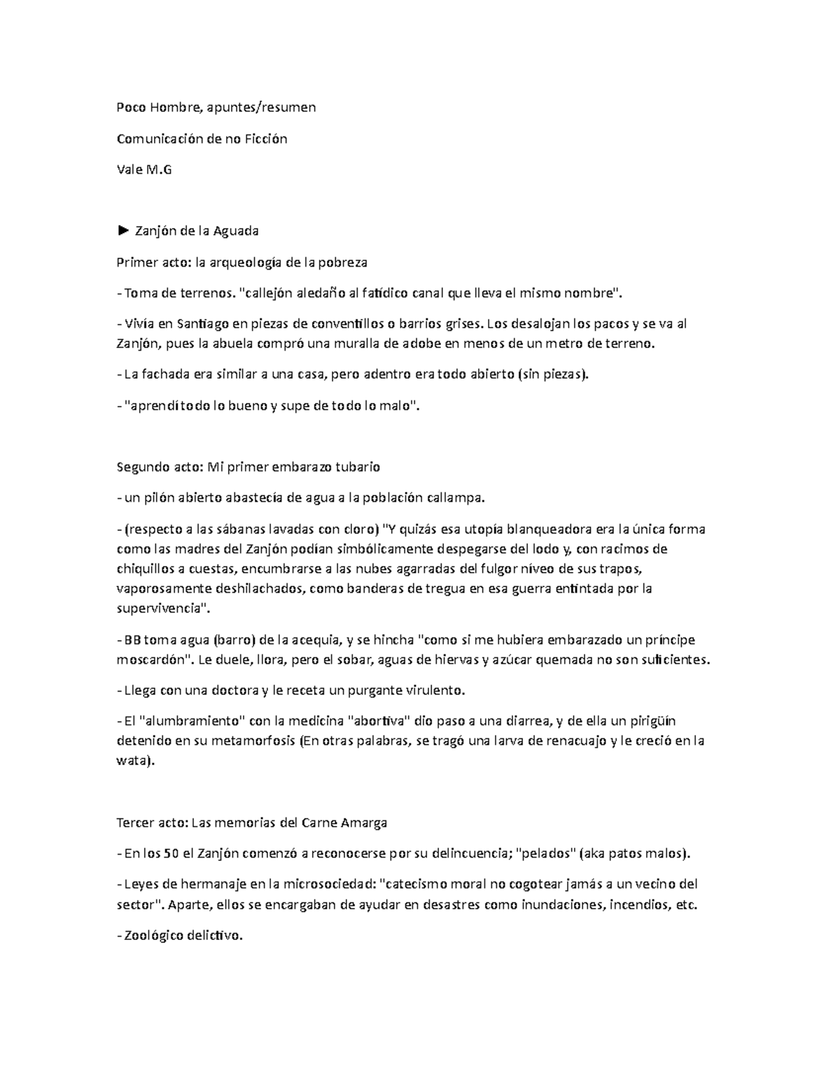 Resumen Poco hombre - Poco Hombre, apuntes/resumen Comunicación de no ...