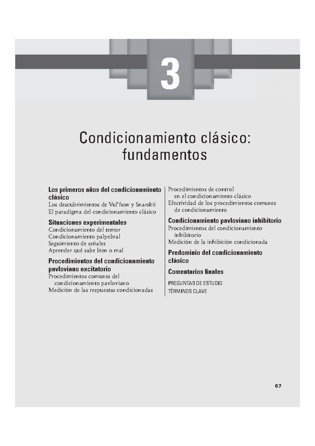 CAP 3. Domjan - Condicionamiento clasico - fundamentos - Core: Arte ...