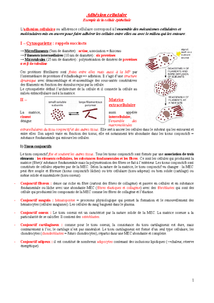 1. Physiologie cellulaire Intro - PHYSIOLOGIE CELLULAIRE ...
