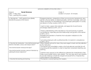 Quick Guide to Lesson Planning - . 3.. General Lesson Info Deeply ...
