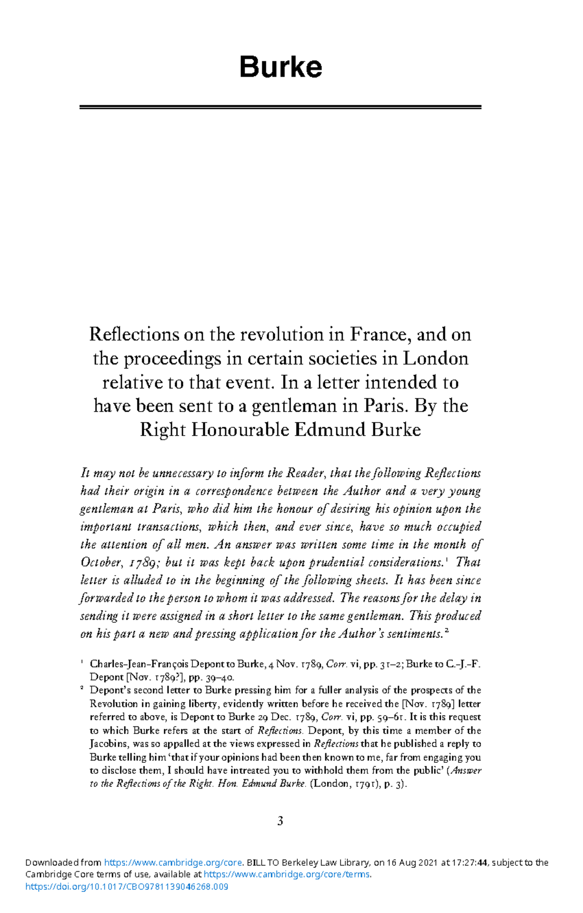 3a - Annotated Burke Text - Reflections on the revolution in France ...