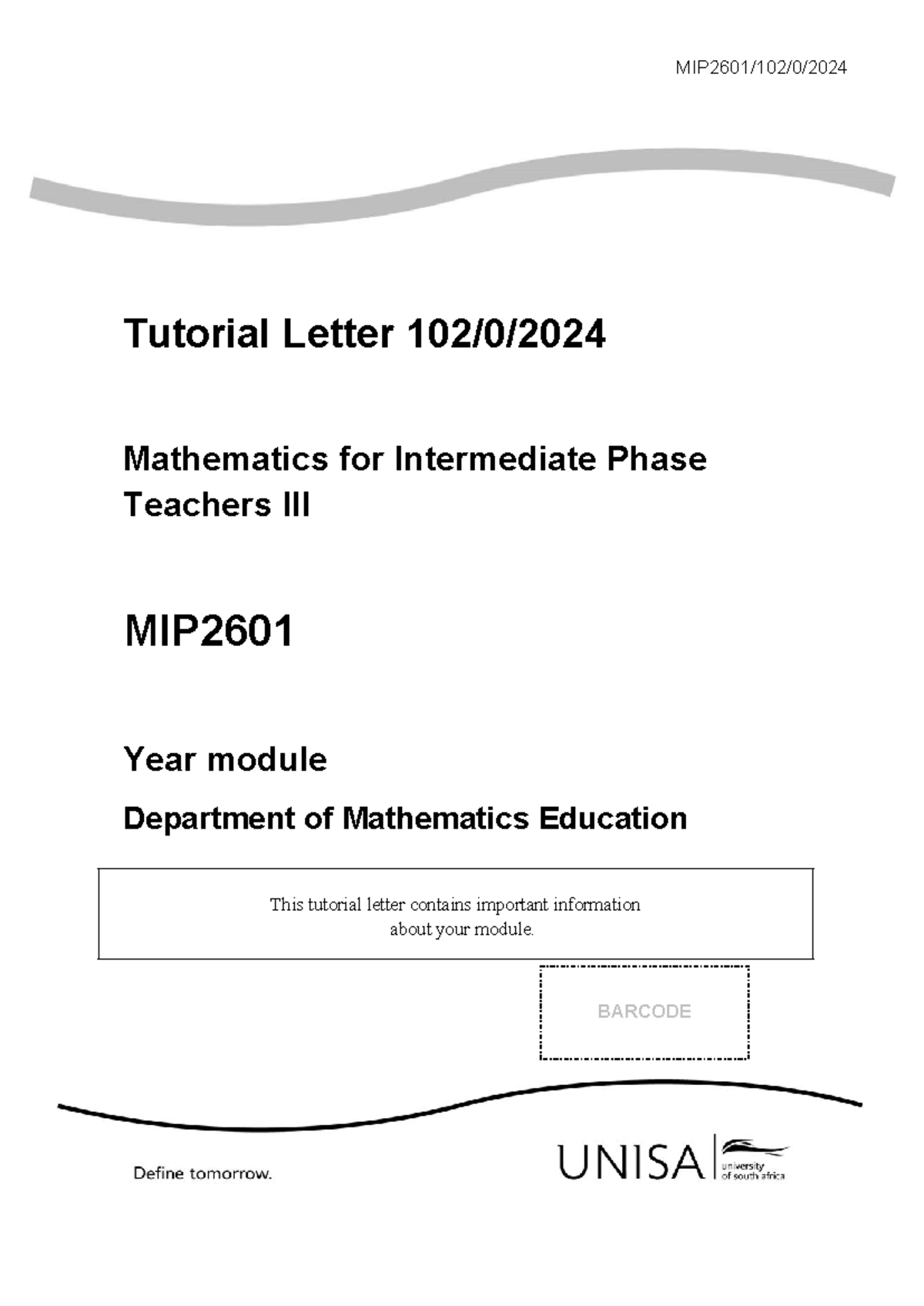 MIP2601 Assignment 2 - Tutorial Letter 102/0/202 4 Mathematics for ...
