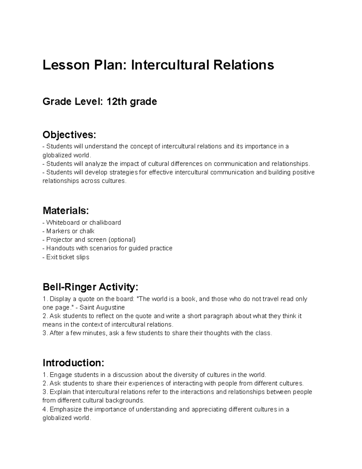 Q3-Peace-Education - This is for reference. - Lesson Plan ...