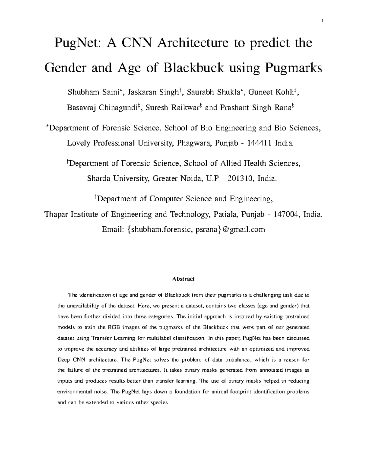 02 - Pug Net Paper - PugNet: A CNN Architecture to predict the Gender ...