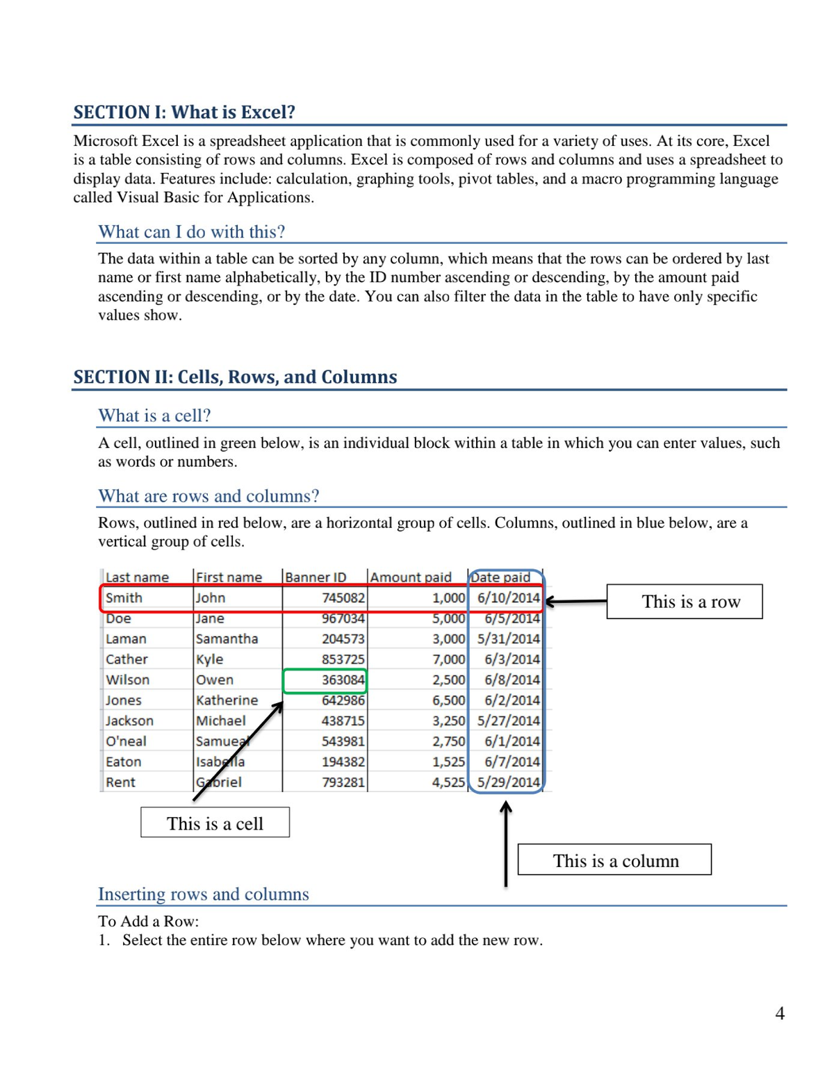 Excel-Manual 1 - Information technology is the use of computers to ...