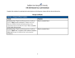 CYB 310 Module Two Lab Worksheet - CYB 310 Module Two Lab Worksheet ...