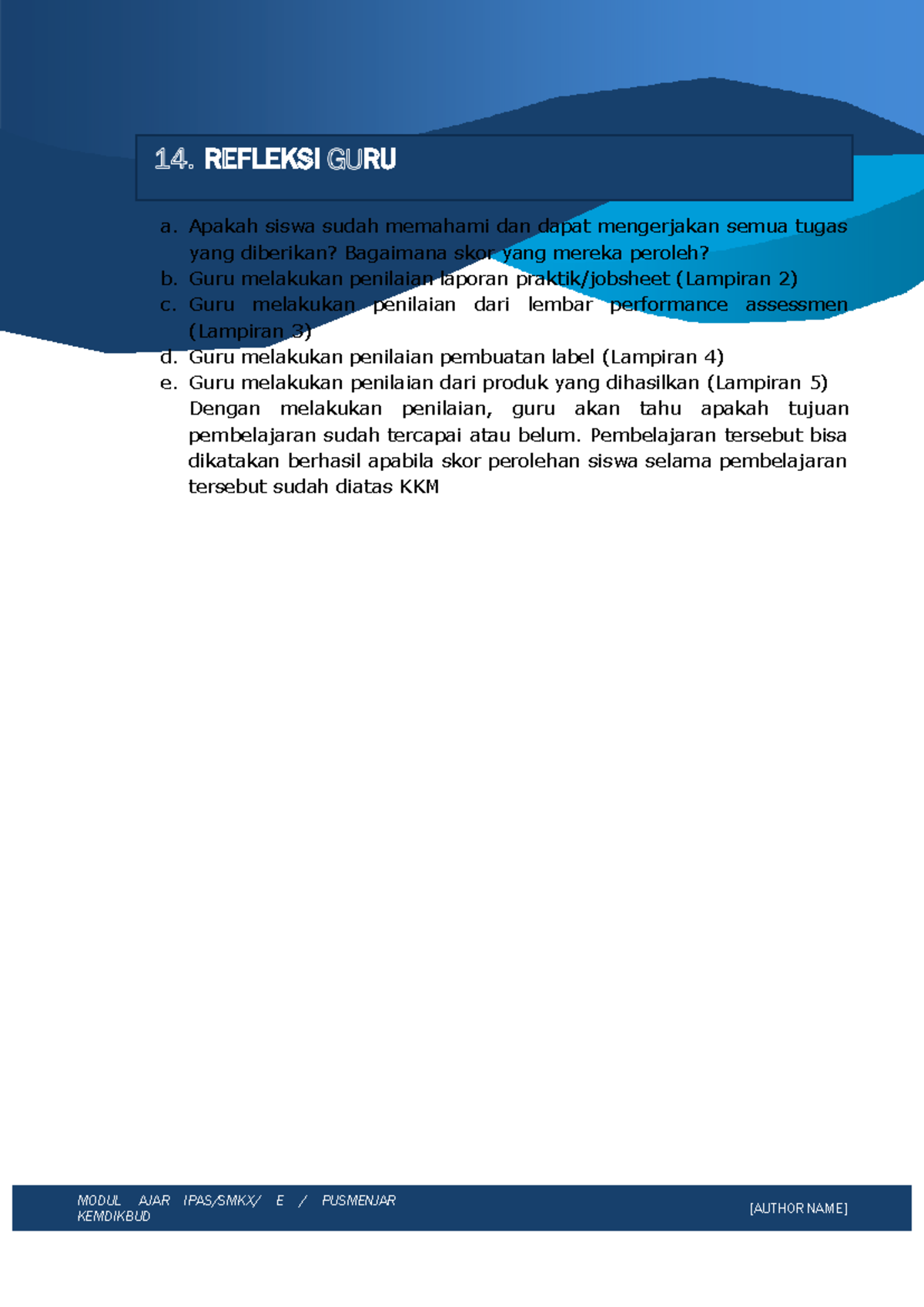 Bd1b66a0-c4c3-4fef-85b5-d15337 adb647=-Refleksi Guru - MODUL AJAR IPAS ...