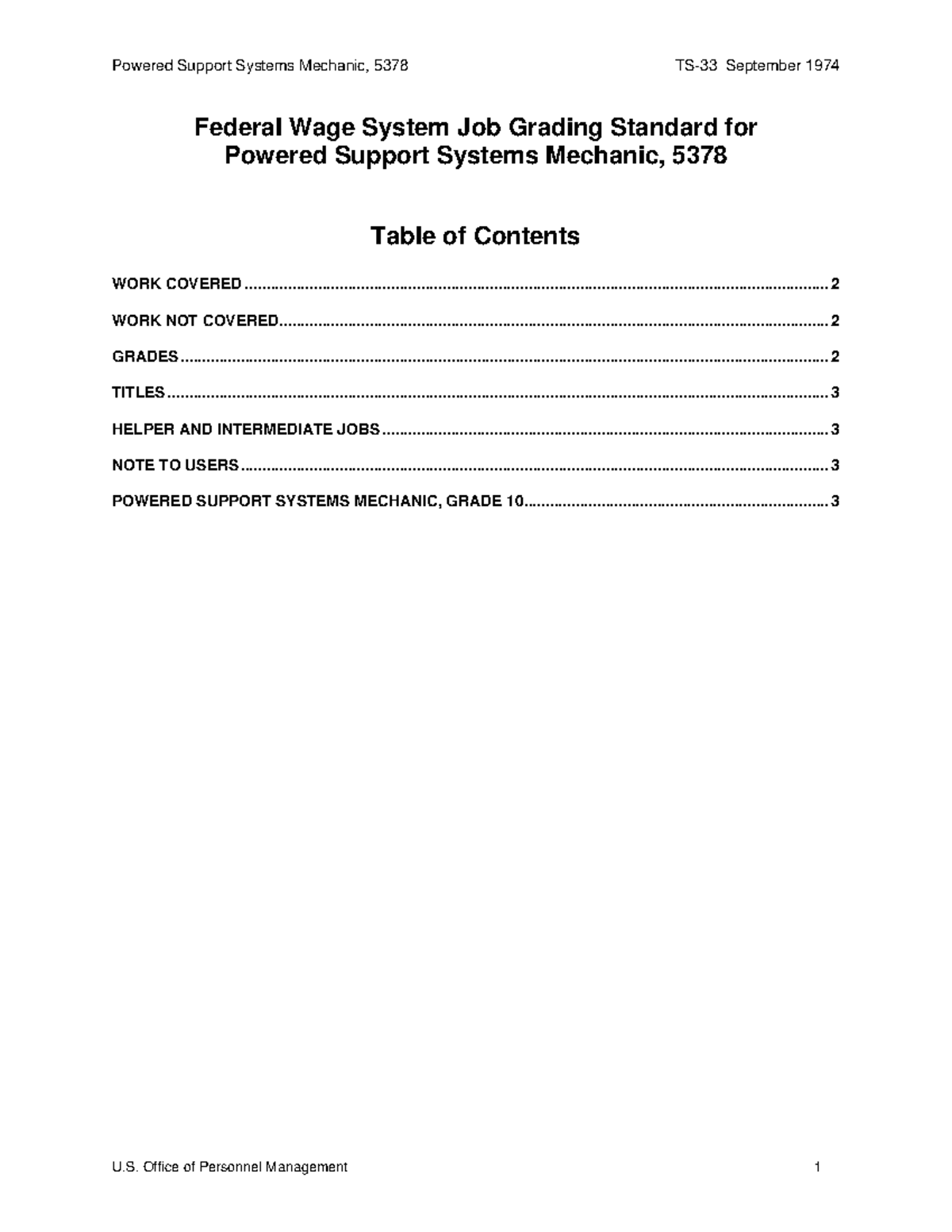 Fws5378 - adfasdfasfasdf - Federal Wage System Job Grading Standard for ...