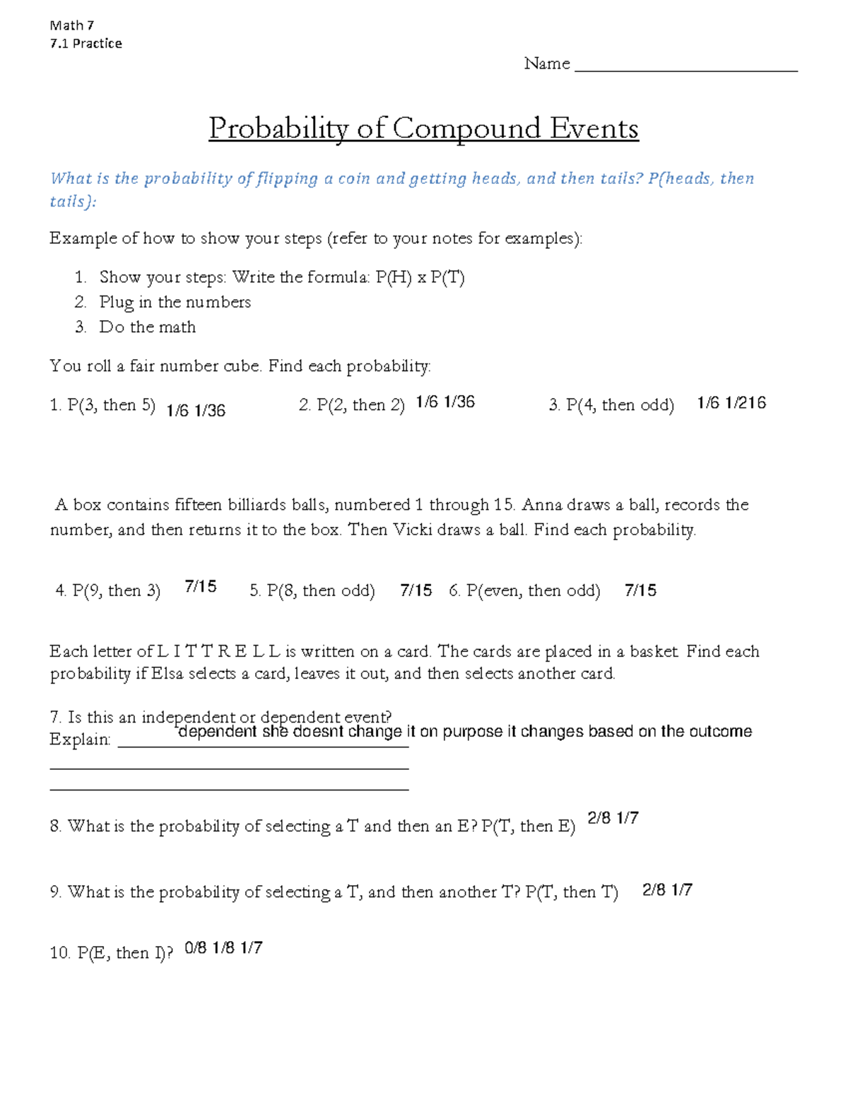 AFDA 6 Checkpoint Quiz 1 Math 7 7 Practice Name afda-6-checkpoint-quiz-1-math-7-7-practice-name