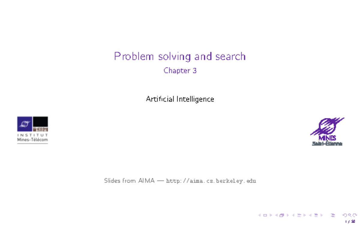Problem solving and search - Problem solving and search Chapter 3 ...