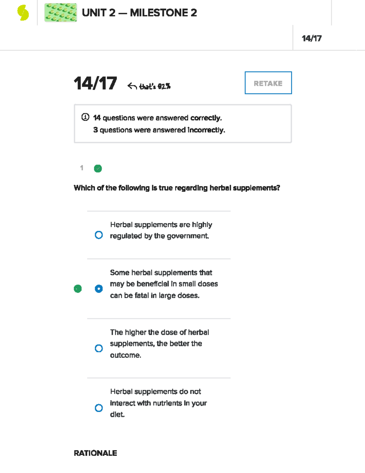 Milestone 2 - Section 2 - Sci 002 - Studocu
