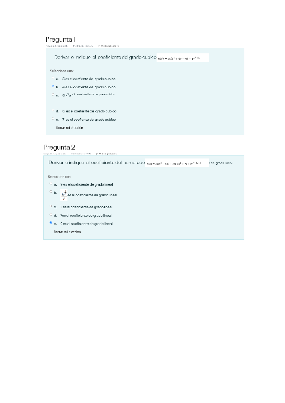 Autoevaluación N° 2 Calculo diferencial - Studocu