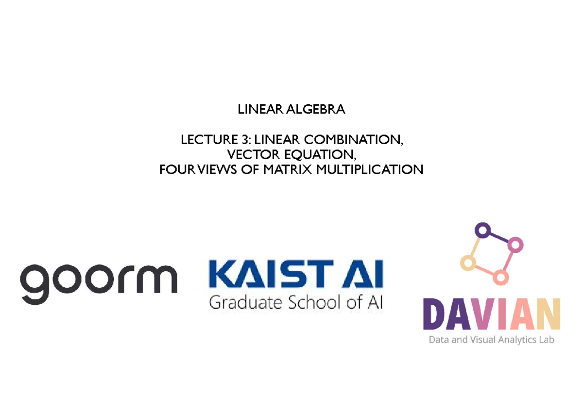 Lecture 15 1 - operating system concepts - LINEAR ALGEBRA LECTURE 3 ... Lecture 15 1 - operating system concepts - LINEAR ALGEBRA LECTURE 3 ...