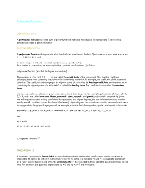 4 - theorem 4 in calc III - 4 ADDITION AND ACCUMULATION An introduction ...