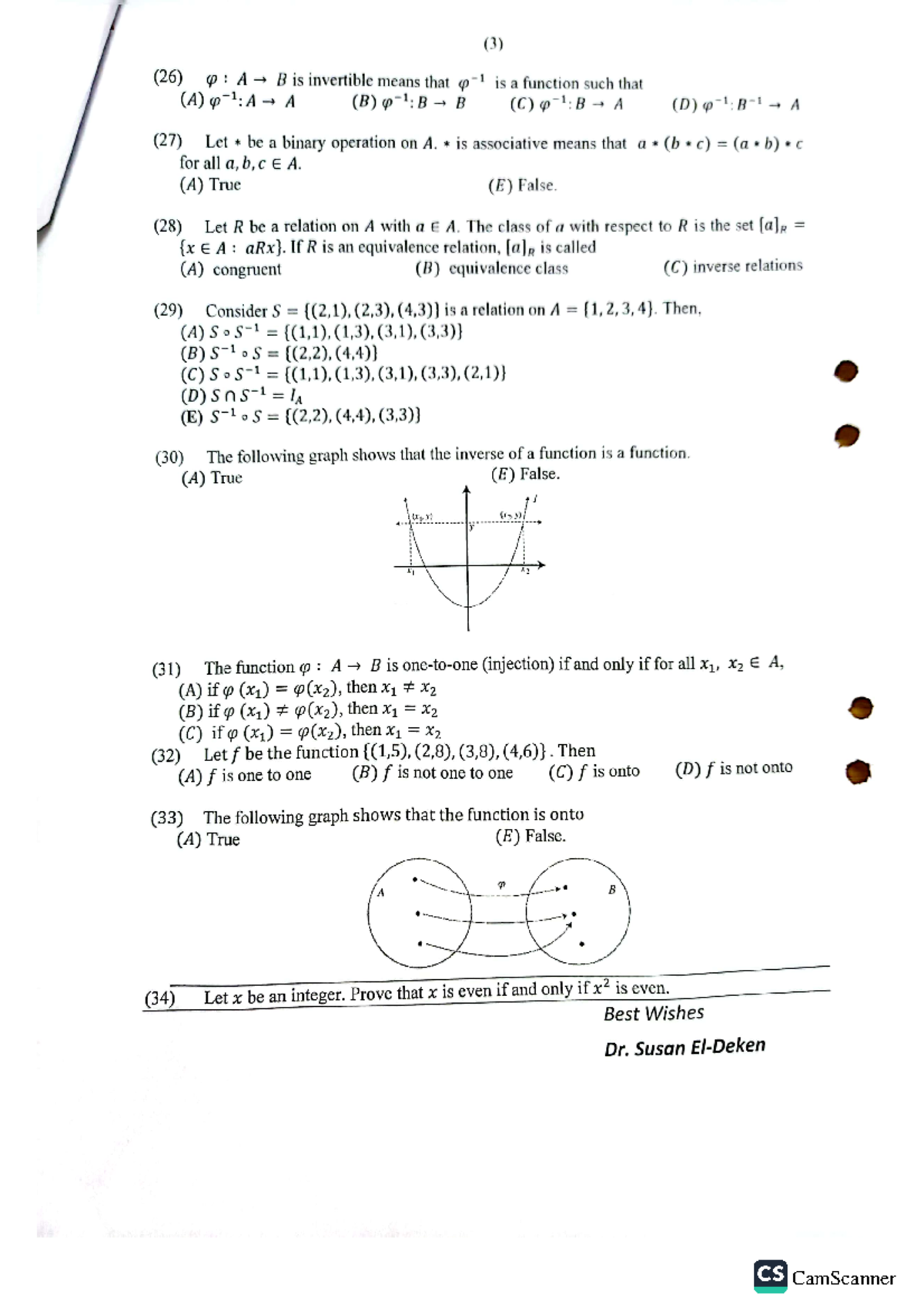 Exams abstract algebra '3m' - Abstract Algebra - Studocu