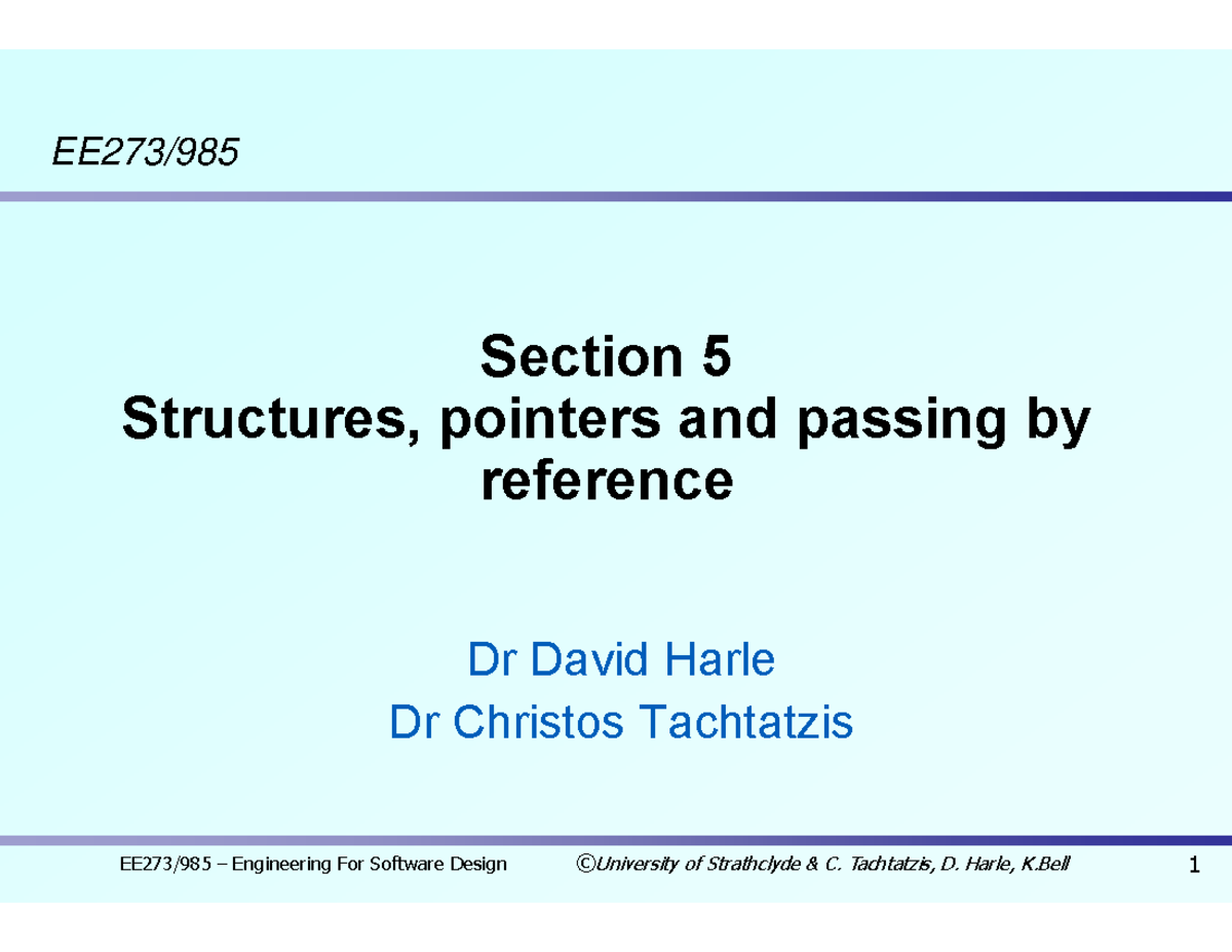 EE273 - lecture 06-long - EE273 - Strath - Studocu