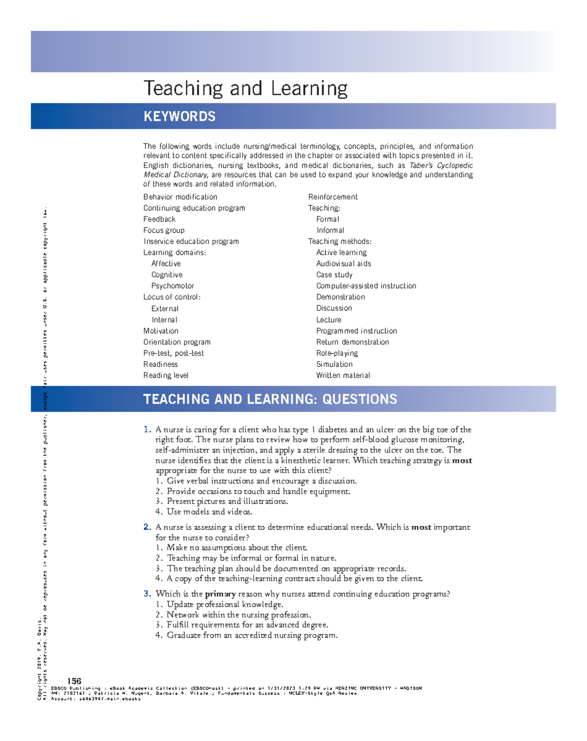 Teaching And Learning Fundamentals Success - 156 Teaching and Learning ...