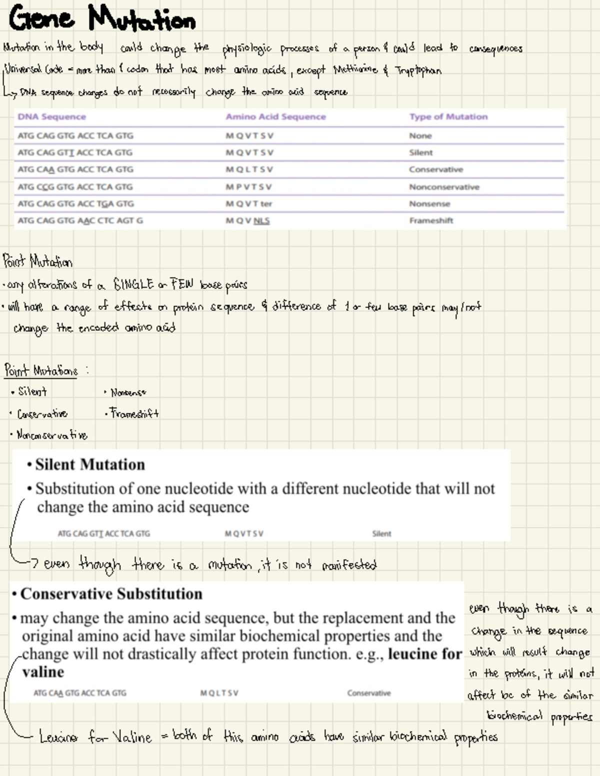 Gene Mutation PT.1 - Gene Mutation Mutation in the body could change ...
